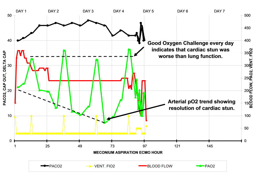 The Oxygen Challenge On ECMO
